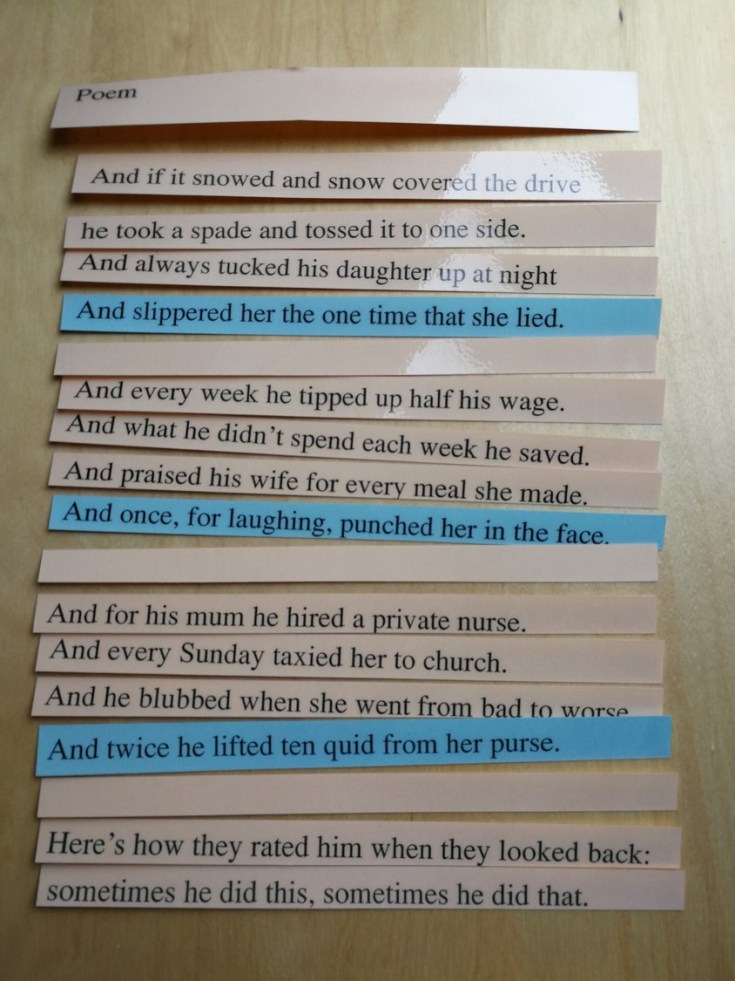 A poetry lesson – James Durran