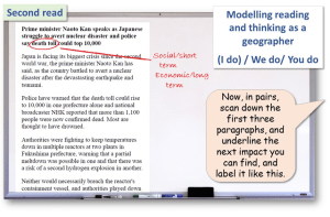 Disciplinary literacy: reading a challenging text in the classroom ...